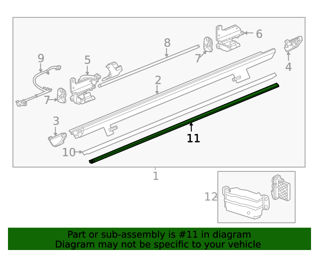 2021-2024 Cadillac Escalade ESV Lamp 84824217 | Auto Parts Express