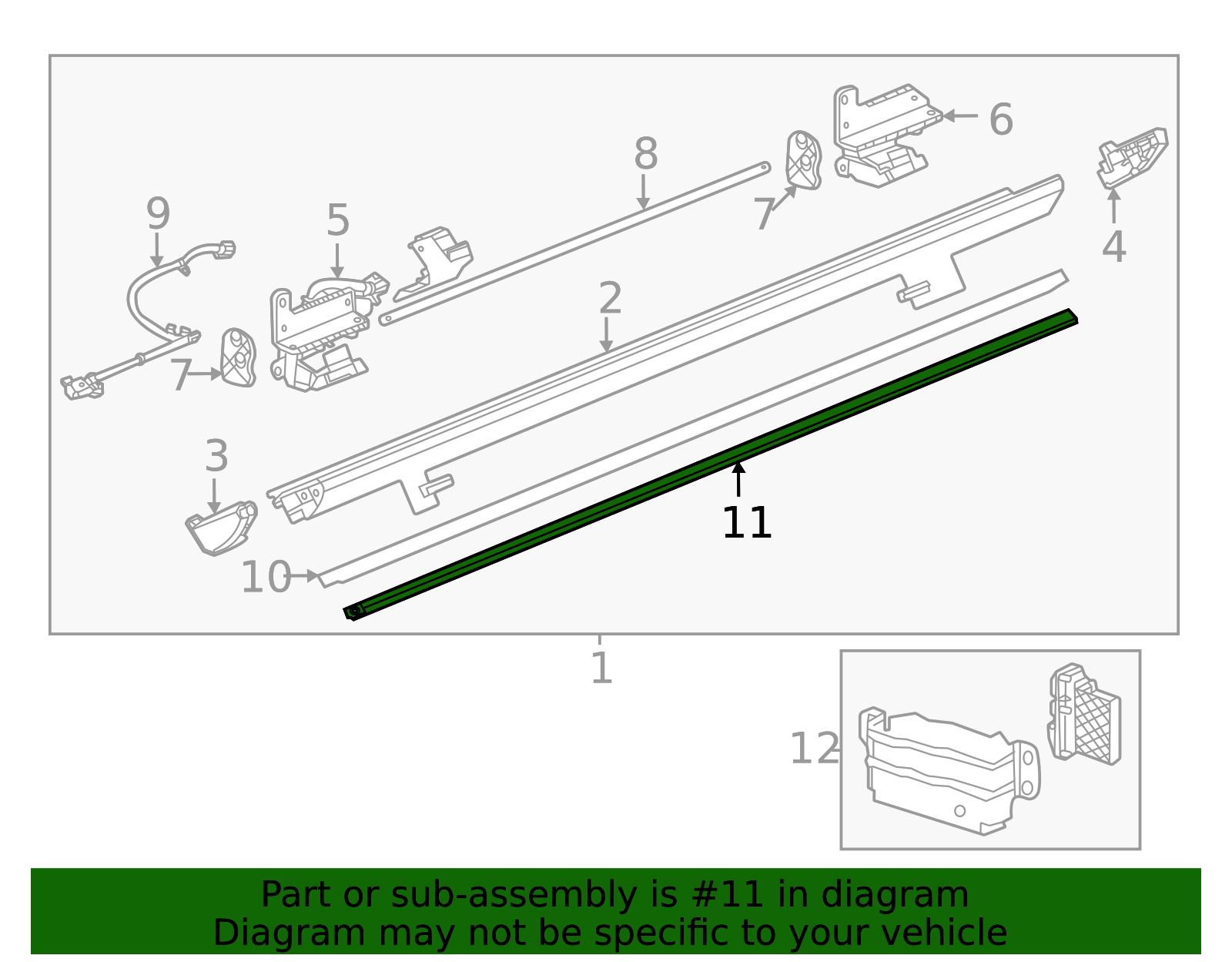 2021-2024 Cadillac Escalade ESV Lamp 84824218 GM | GMPartsDirect.com
