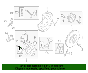 1994-2021 Volvo Disc Brake Caliper Pin 30648017 | TascaParts.com