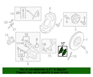 2016-2021 Volvo Brake Pads 32233035 | TascaParts.com