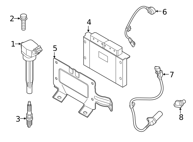 27301-2M360 - Ignition Coil 2020-2023 Kia Rio | Kia.Parts Store