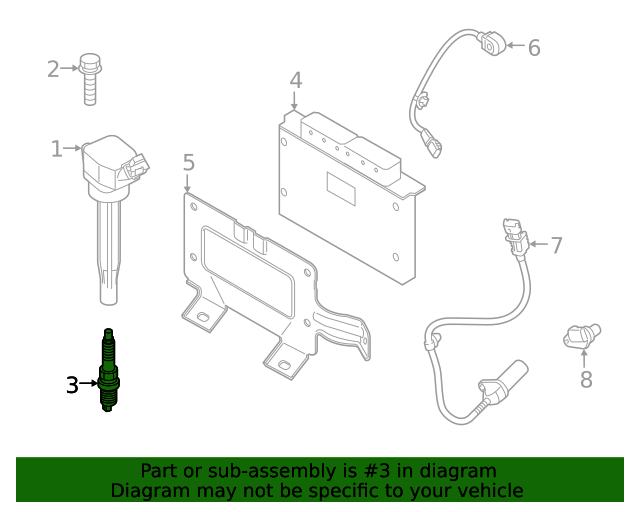 18871-11070 - Spark Plug 2020-2024 Kia | Kia.Parts Store