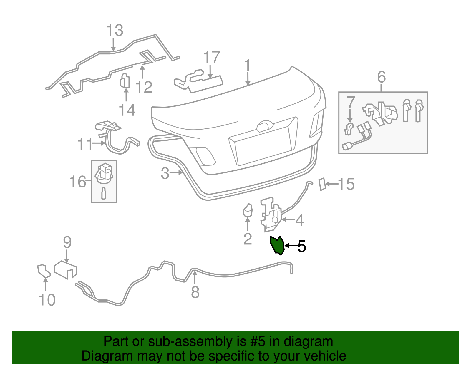 2007-2013 Toyota Striker 64621-33010 | Toyota Parts Center
