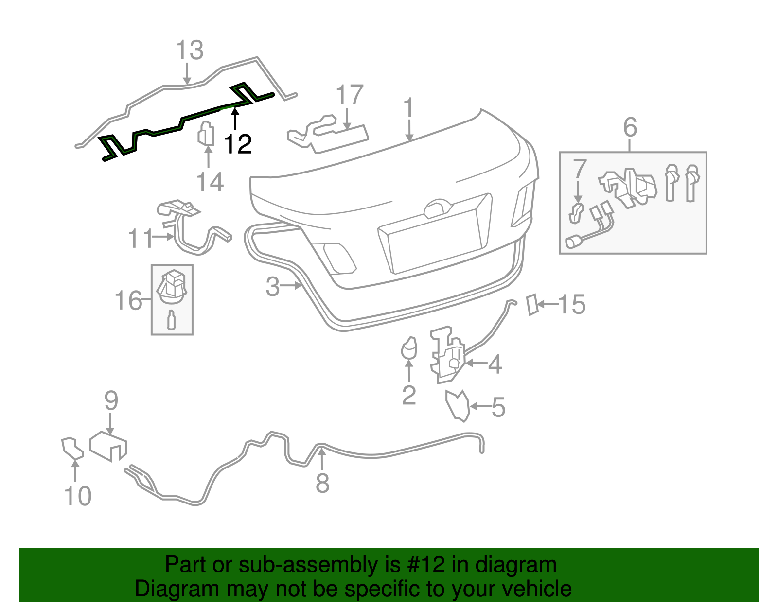 2007-2011 Toyota Camry Torsion Bar 64531-06051 | Retail Performance ...