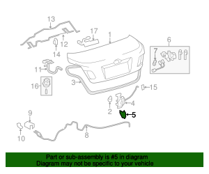 2007-2013 Toyota Striker 64621-33010 | Toyota Parts Center