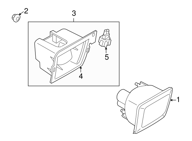 26582-3GY0A - Fog Lamp 2013-2020 Nissan | Nissan Parts & Accessories Online