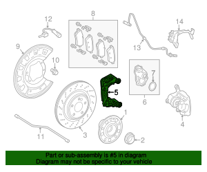 2013-2021 Mercedes-Benz Disc Brake Caliper Bracket 231-423-00-06 ...