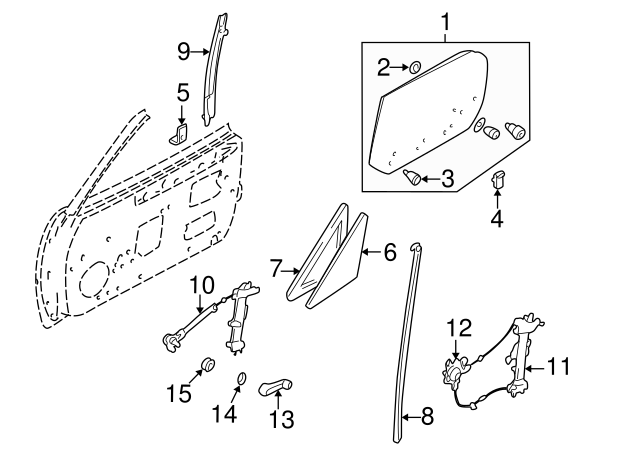 nc115858xa - Power Window Motor 1999-2005 Mazda Miata | AutoNationParts.com
