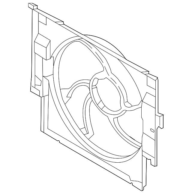 17417618788 - 2012-2016 BMW Fan Shroud (17-41-7-618-788) | BMW of South ...