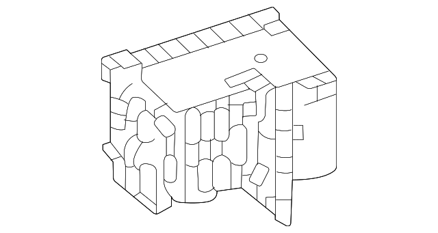 2020 Toyota Highlander Bumper Bracket 57013-0E010 | Toyota Parts Center