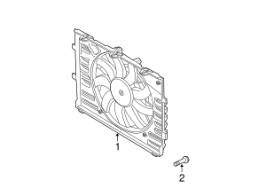2011-2018 Porsche Cayenne Fan Shroud 958-121-203 | Sunset Porsche Parts