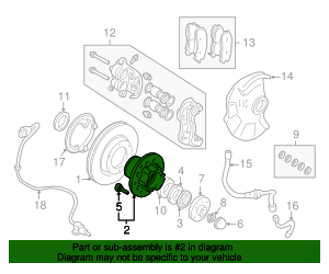 MB891088 - Front Hub 1992-2004 Mitsubishi | Mitsubishi Direct Parts
