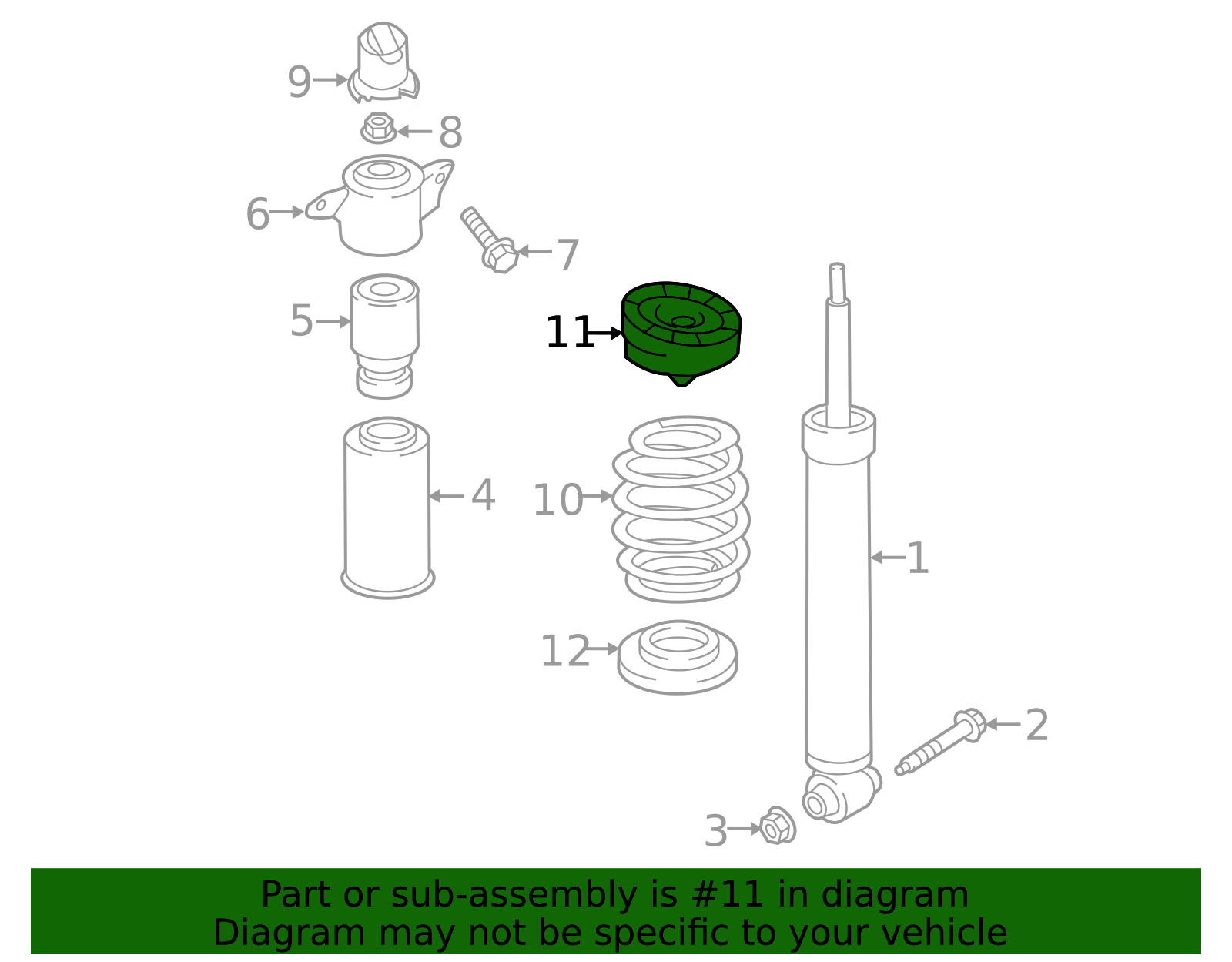 4K0-512-149-G - Coil Spring Insulator 2019-2024 Audi Q8 | AutoNation Parts