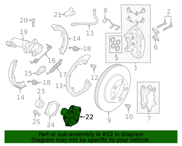 971-407-615-C - Wheel Hub 2017-2023 Porsche | AutoNationParts.com