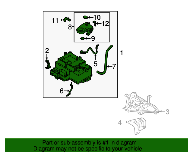 Genuine Drive Motor Inverter for 2017 Hyundai Sonata | Part# 36600 ...