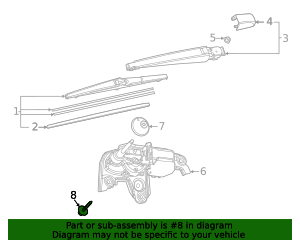 90119-A0526 - Wiper Motor Bolt - 2020-2022 Toyota | OEM Genuine Toyota ...