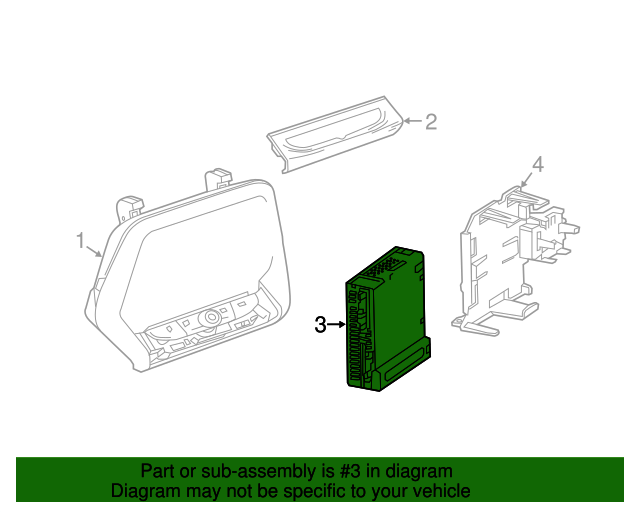 2019 Chevrolet Camaro Receiver 84612950 | GMPartsDirect.com