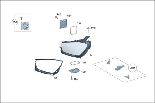 2019-2024 Mercedes-Benz Control Unit, Complete 205-900-61-47 | MB ...