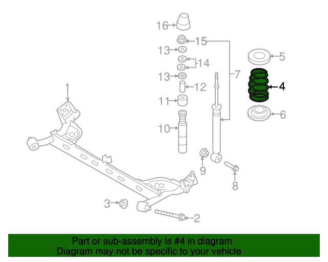 2019-2022 Nissan Coil Spring 55020-5SA2B | Nissan Parts Plus