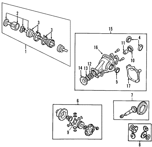 Axle Shafts & Joints for 2006 Mitsubishi Lancer | MitsubishiParts.com