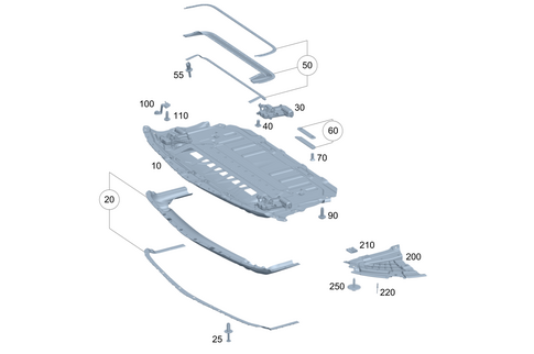 Engine Compartment Lining for 2022 Mercedes-Benz SL 63 AMG® | Mercedes ...