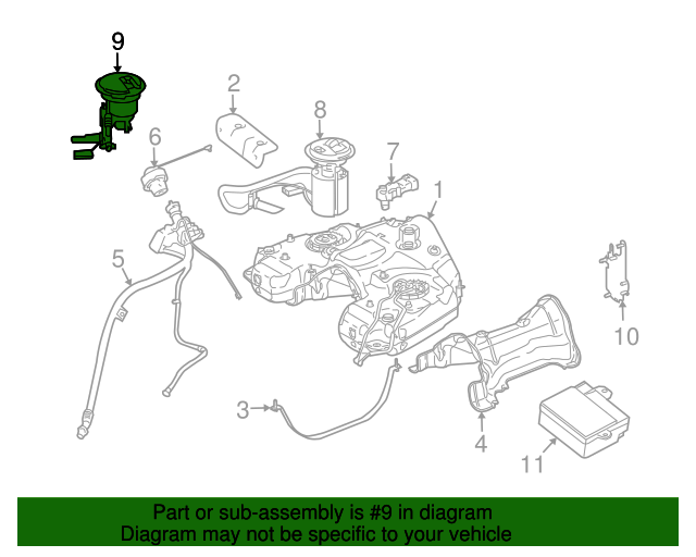 2514700090 - Fuel Filter 2006-2008 Mercedes-Benz | AutoNation Parts