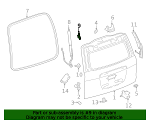 2021-2022 GM Support Cylinder Bracket 84755862 | GMPartsDirect.com