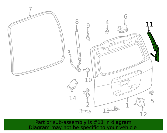 2021-2024 GM Pinch Sensor 84812885 GM | GMPartsDirect.com