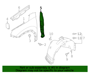 2020-2024 Hyundai Palisade Rear Insulator 84126-S8000 | OEM Parts Online
