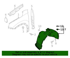 2022-2023 Hyundai Palisade Fender Splash Shield 86811-S8CA0 ...