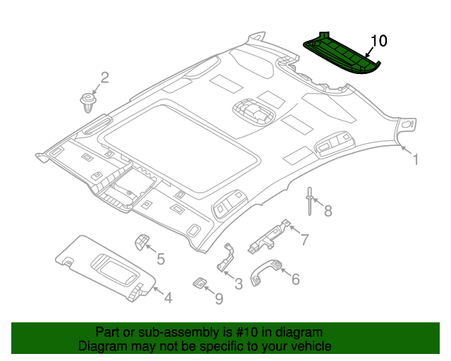 51448068468 - 2018-2022 BMW Access Cover (51-44-8-068-468) | BMW of ...