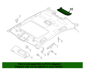 51448068468 - 2018-2023 BMW Access Cover (51-44-8-068-468) | BMW of ...