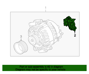 12-31-7-561-939 - Voltage Regulator 2007-2013 BMW | AutoNationParts.com