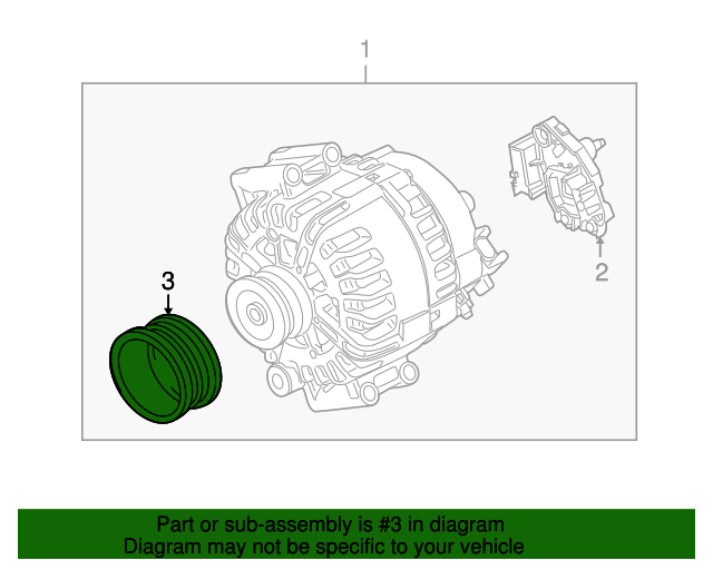 Genuine BMW 12-31-7-560-678 | Alternator Pulley | FREE Shipping on Most ...