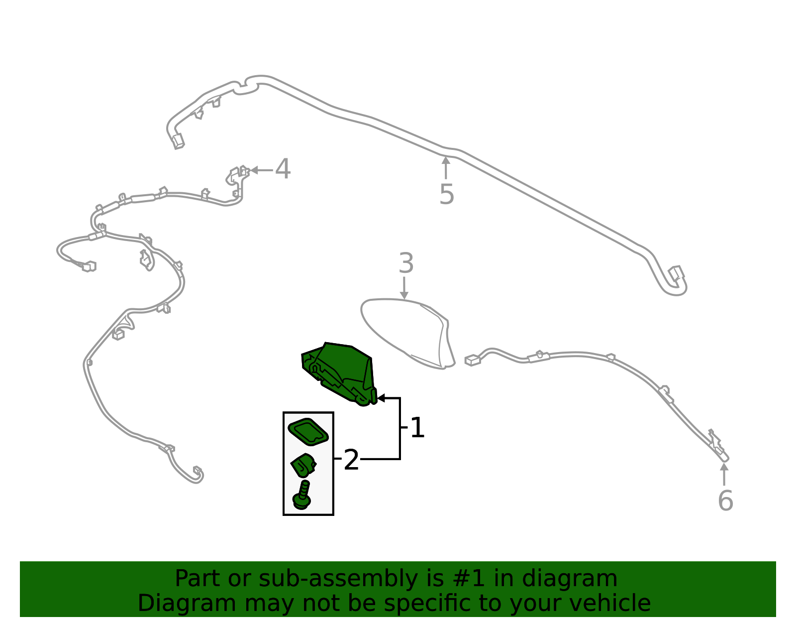 2019 Toyota C-HR Antenna 86760-47061 | Sparks Parts