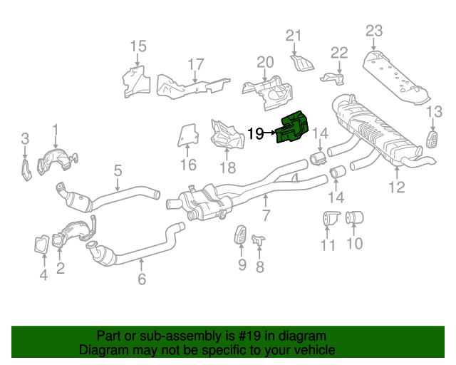 2015-2019 Mercedes-Benz Heat Shield 166-682-17-00 | AutoNationParts.com