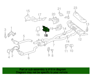 2015-2019 Mercedes-Benz Heat Shield 166-682-16-00 | AutoNationParts.com