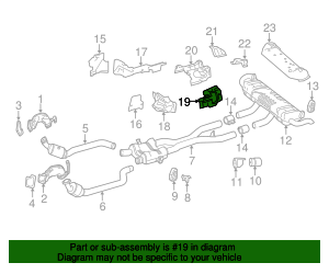 2015-2019 Mercedes-Benz Heat Shield 166-682-17-00 | AutoNationParts.com