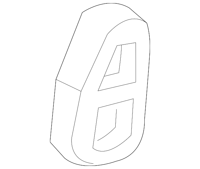 166-492-00-44 - Muffler & Pipe Front Bushing 2012-2023 Mercedes-Benz ...