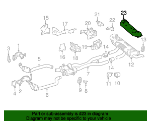 166-682-11-71 - Heat Shield 2008-2019 Mercedes-Benz | AutoNationParts.com