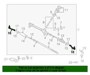 2016-2020 Kia Optima Outer Tie Rod 56820-E6000 | OEM Parts Online