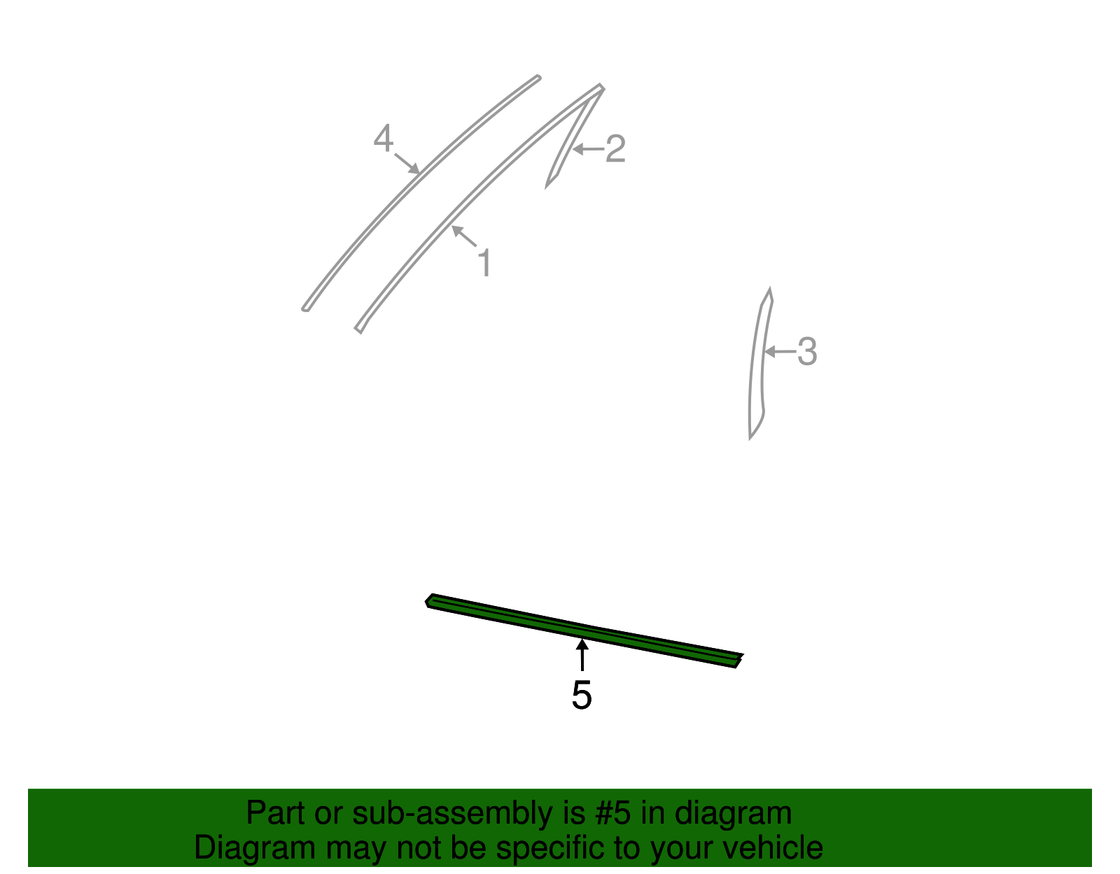 2009-2014 Nissan Maxima Belt Weather-Strip 80821-9N00A | OEM Parts Online