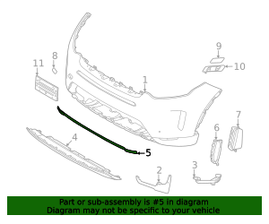 2020-2023 Land Rover Discovery Sport Lower Cover Support LR127611 | OEM ...