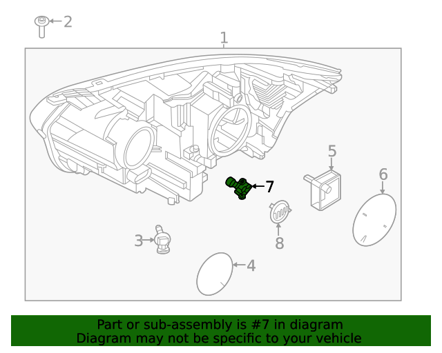 2020-2024 Ford Signal Bulb LK3Z-13466-A | OEM Parts Online