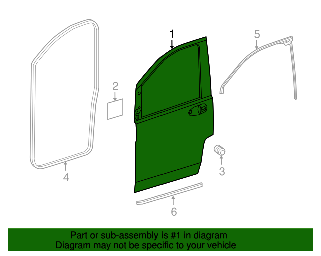 447-720-66-00 - Door Shell 2016-2023 Mercedes-Benz Metris | Mercedes ...