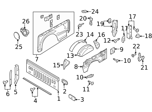 Brackets, Flanges & Hangers for 2021 Ford F-150 | QuirkParts