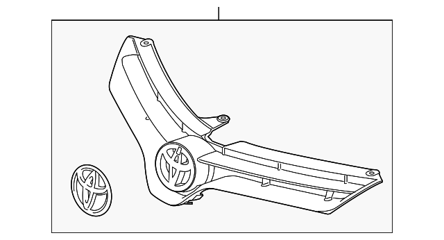 2014-2016 Toyota Corolla Grille Assembly 53100-02560 | Toyota Parts Center