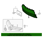 53112-02640 - Lower Grille - 2014-2016 Toyota Corolla | OEM Genuine ...