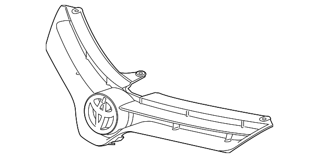 2014-2016 Toyota Corolla Upper Grille 53111-02880 | OEM Parts Online