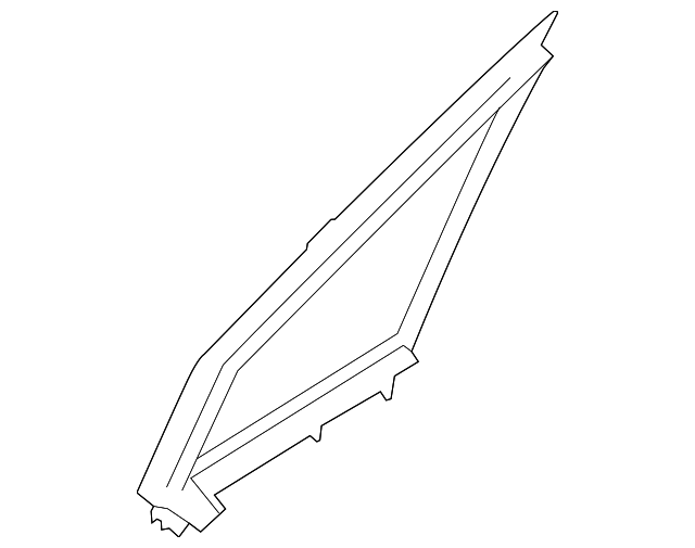 2015-2018 Subaru Glass Weather-Strip - Passenger Side (RH) 61284AL000 ...